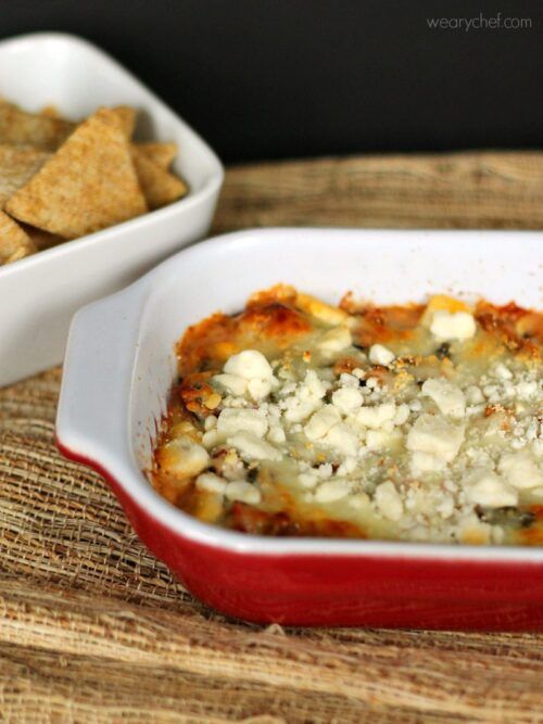 Hearty Hot Spinach Dip Recipe - The Weary Chef
