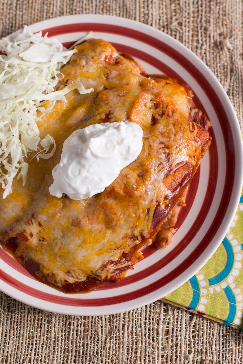 Slow Cooker Shredded Beef Enchiladas The Weary Chef