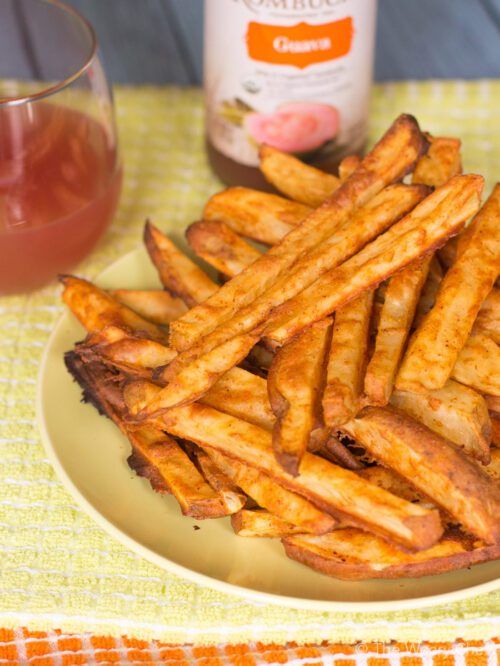 Easy Recipe in Oven of Battered French Fries