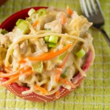 Quick Skillet Ranch Chicken Spaghetti Recipe - The Weary Chef