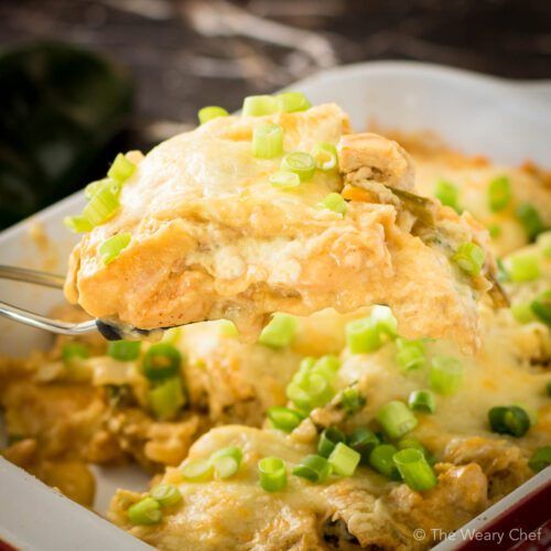 Mexican Chicken Chile Relleno Casserole Recipe | Weary Chef