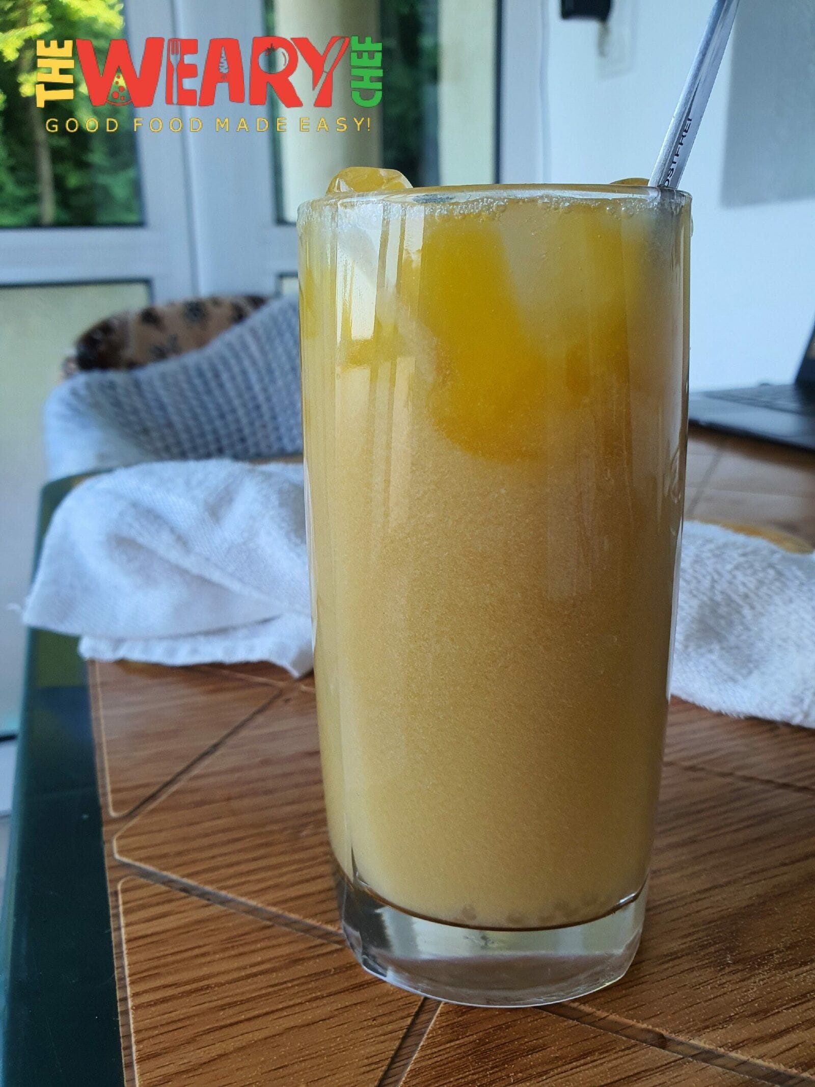 Mango Milk Tea with Boba