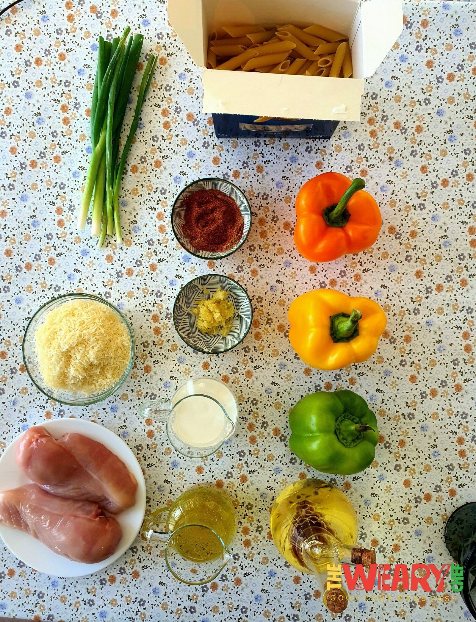 Rasta Pasta with Jerk Chicken Recipe (Video Recipe)