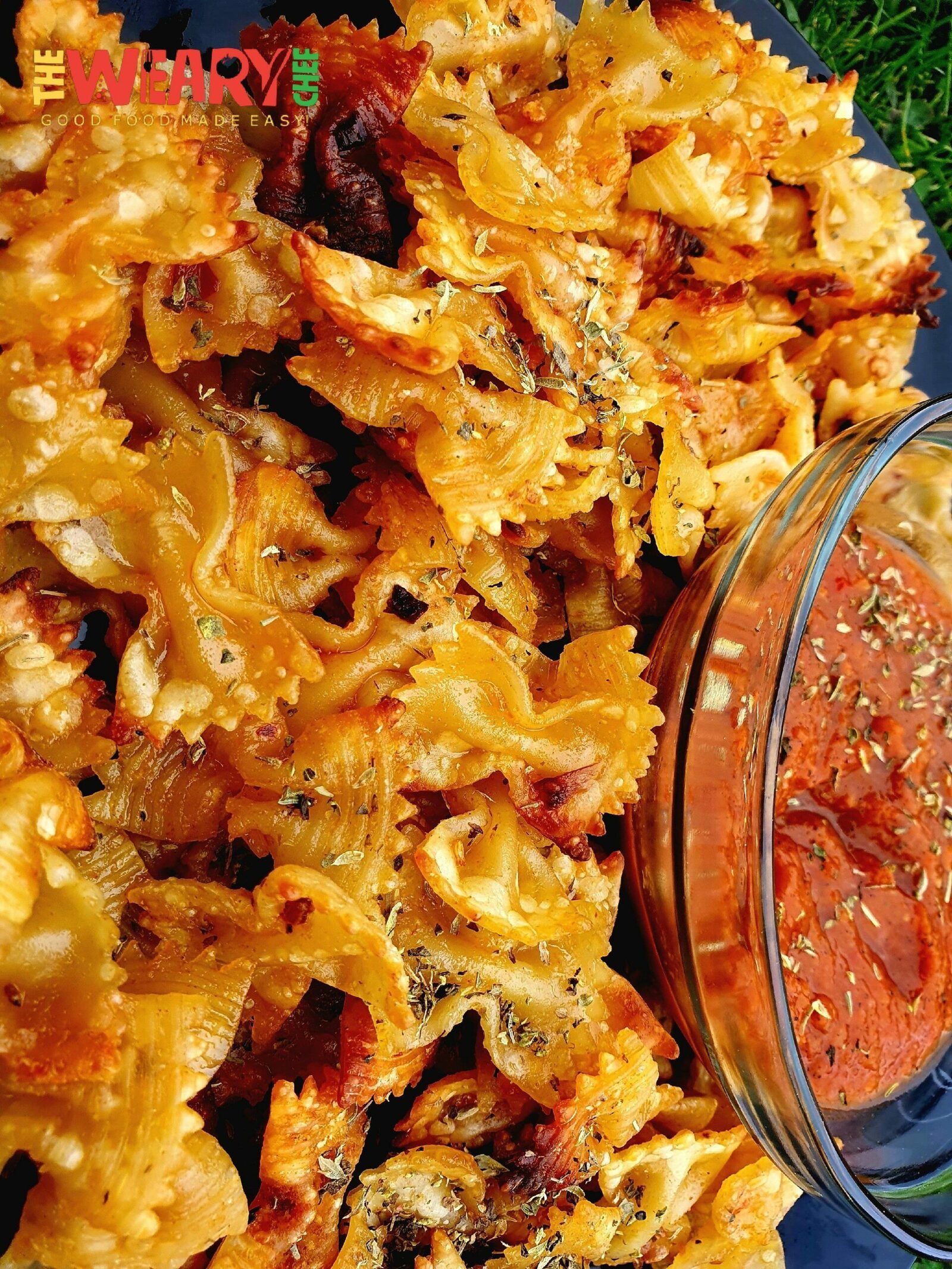 Crispy Pasta Chips (Easy Video Recipe)