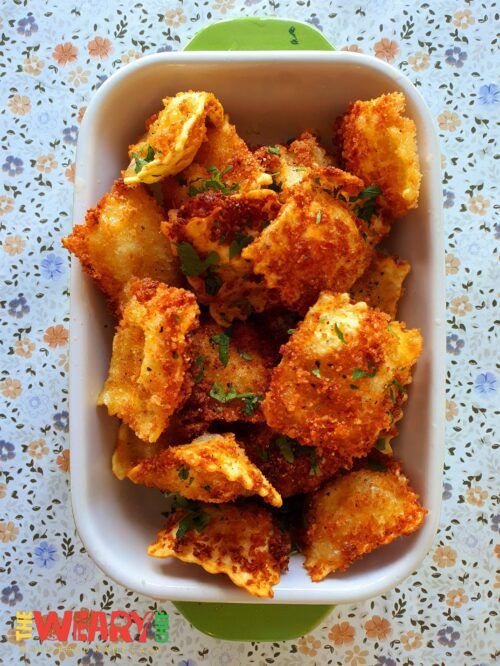 Crispy Fried Ravioli (Easy Video Recipe)
